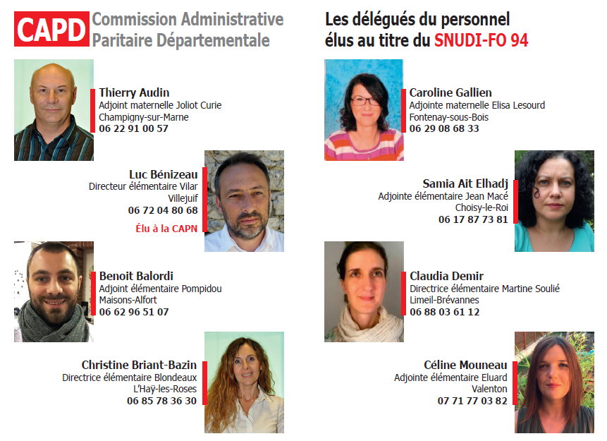 Compte-rendu de la CAPD du 8 février 2022 - SNUDI-FO 94